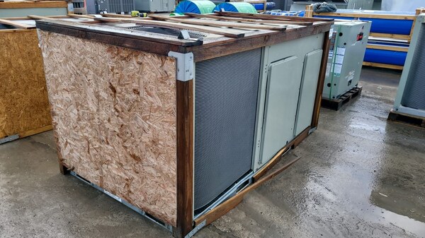 6 Ton, Trane Precedent #WSC072, heat pump package unit, horizontal or ...