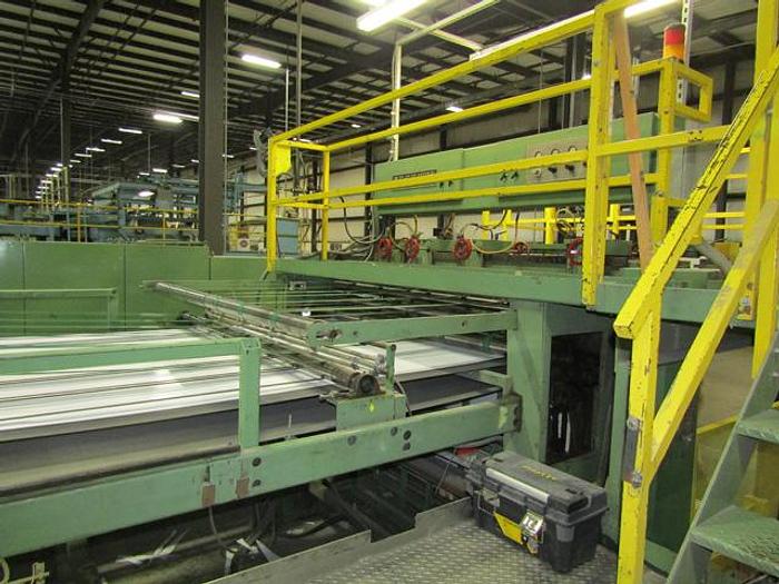 76" Dual rotary knife sheeter, Ech Will #1.00944, Allen Bradley control ...