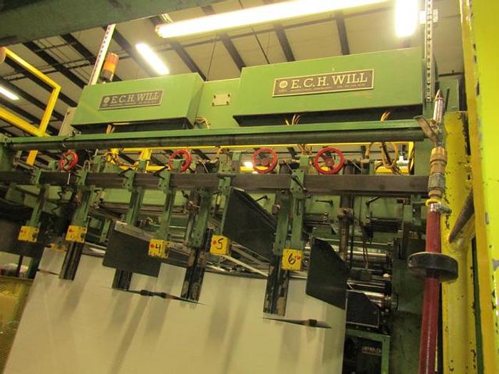 76" Dual rotary knife sheeter, Ech Will #1.00944, Allen Bradley control ...