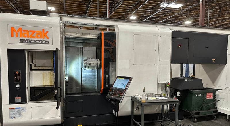Mazak #Integrex-i400R, CNC lathe with gantry robot system, Mazatrol ...