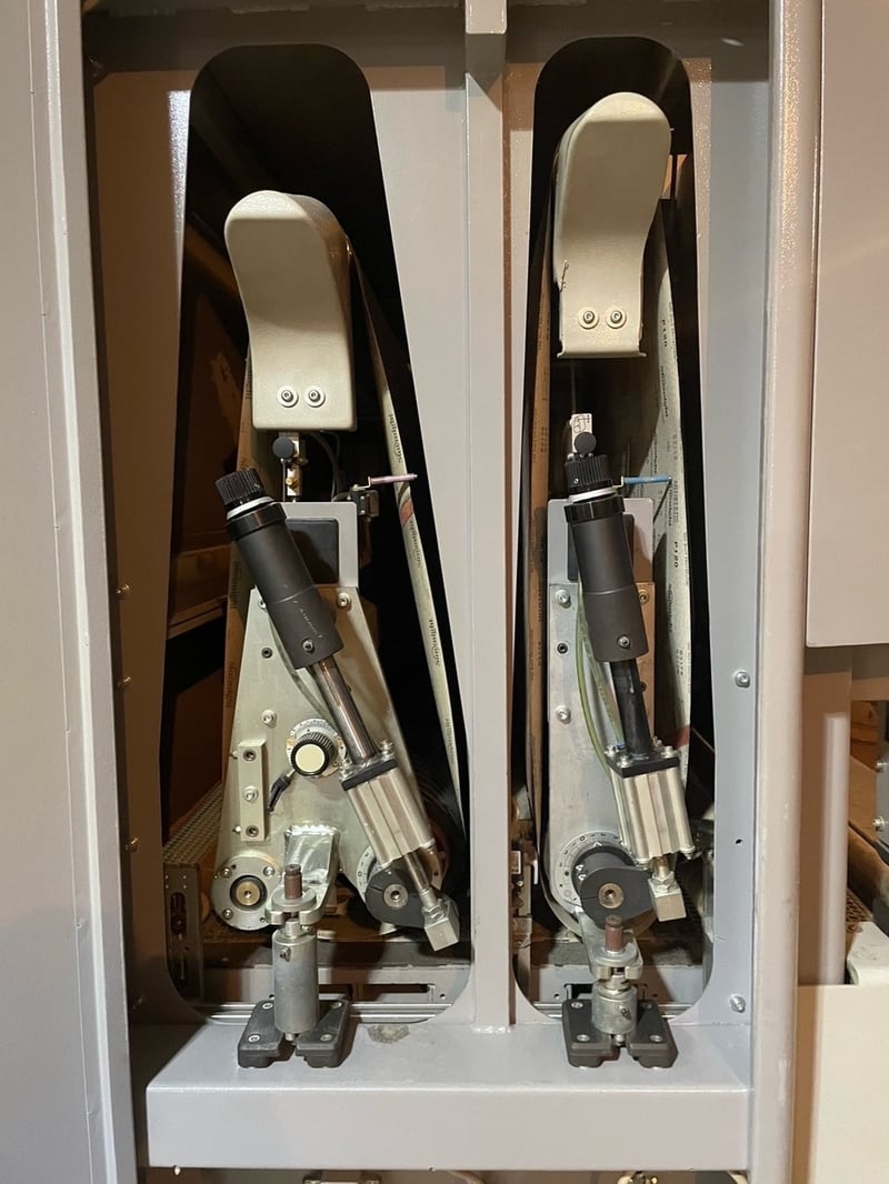 43" Casadei #Libra-2, wide belt sander, 2-belts, 220 V., 3-phase, 10 HP ...