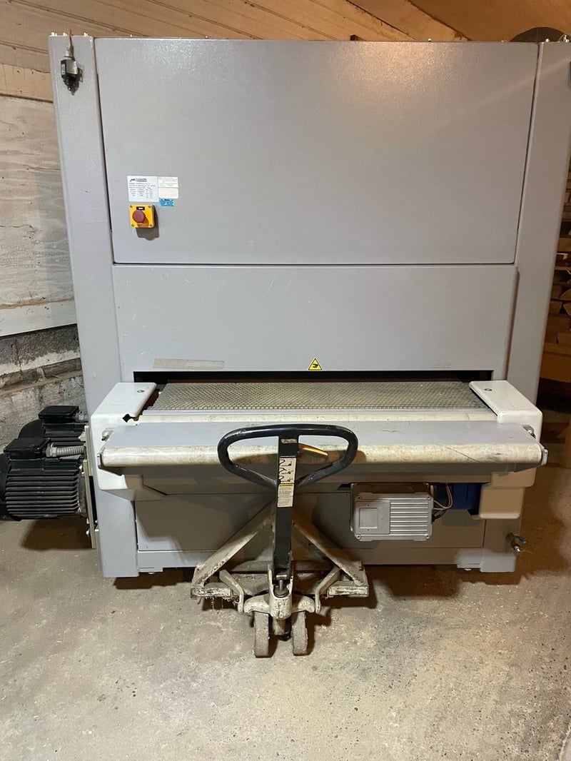 43" Casadei #Libra-2, wide belt sander, 2-belts, 220 V., 3-phase, 10 HP ...