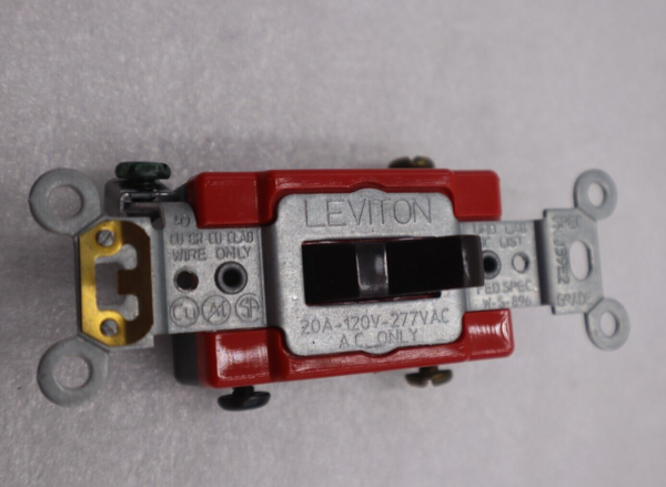 Leviton 3 Way Toggle Switch 20A-120/277V AC/CA Brown #K-2244 for Sale ... Leviton 3 Way Toggle Switch 20A-120/277V AC/CA Brown #K-2244 for Sale ...