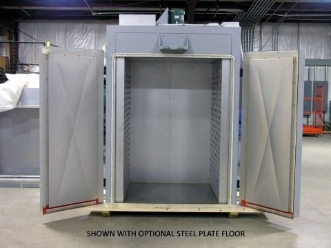 48" width x 72" H x 48" L FB Series, gas fired walk-in oven, 750°F, new ...