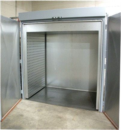 72" width x 72" H x 48" L FB Series, gas fired walk-in oven, 500°F, new ...