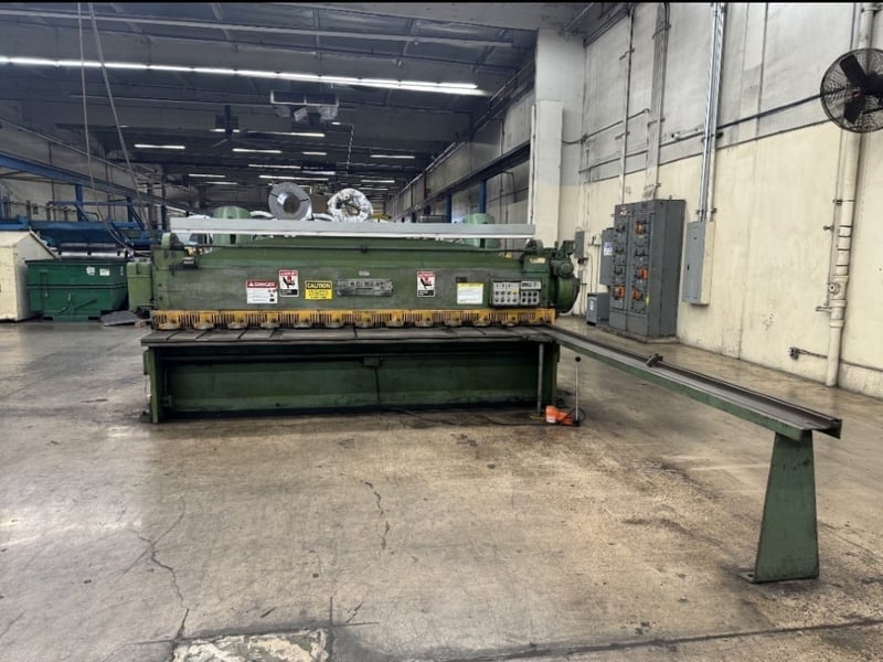 1/4" x 12' Cincinnati #1812, shear, OSHA front guard, rear safety cage ...