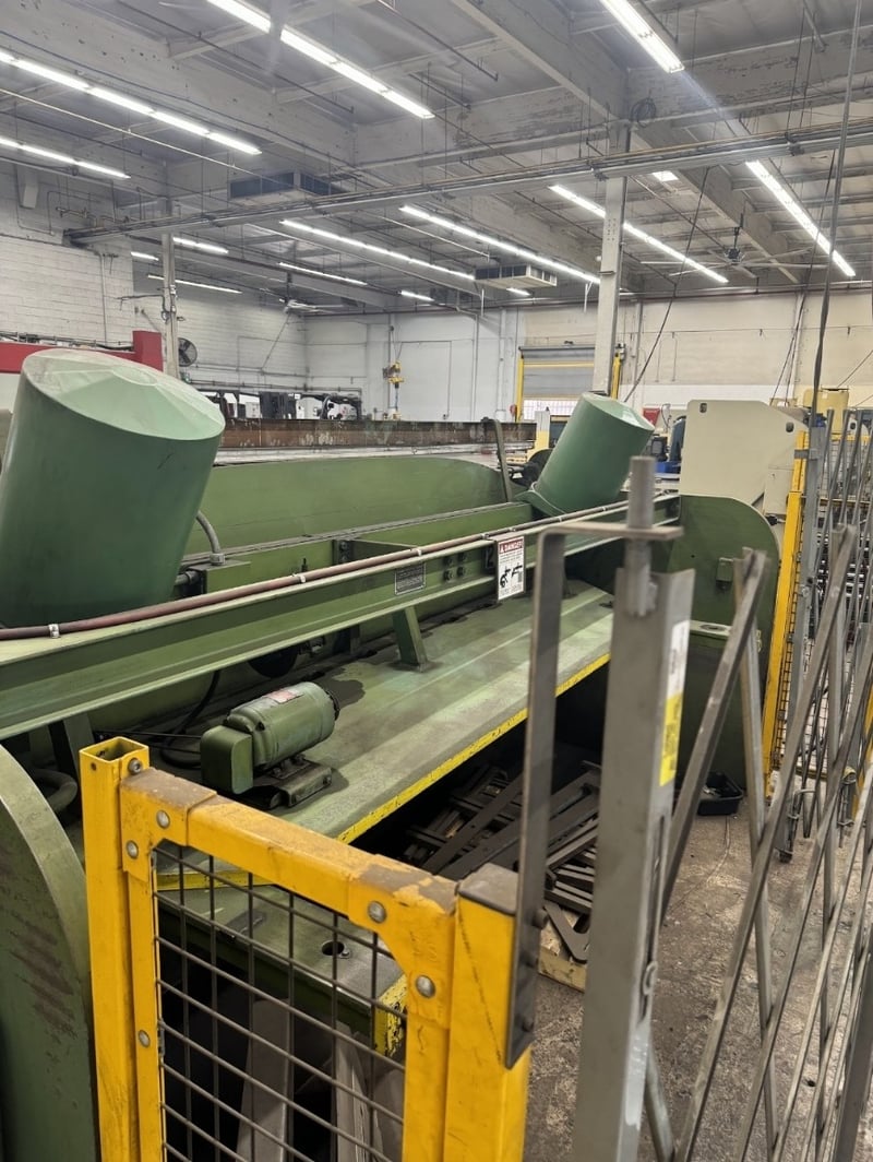 1/4" x 12' Cincinnati #1812, shear, OSHA front guard, rear safety cage ...