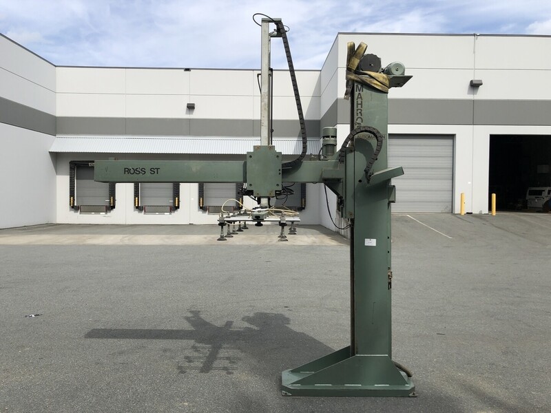 Mahros Automation #ST, manufacturing steel crane, 6' vertical/64 ...