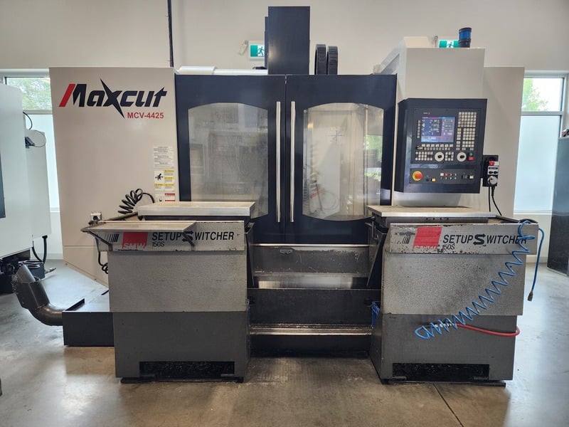 Maxcut #MCV-4425 RH-20, CNC vertical machining center, 24 automatic ...