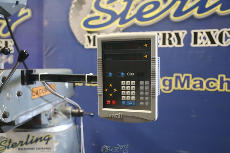 Lagun #FTV-2S, vertical mill, 10" x50" tbl., 3 HP, 30" X, 16" Y, 16" Z ...