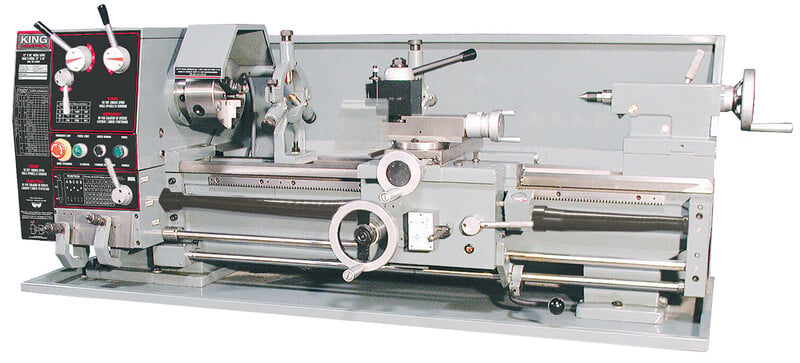 12" x 36" King Canada #KC-1236ML/SS-1236, Gearhead Metal Lathe w/ Stand ...