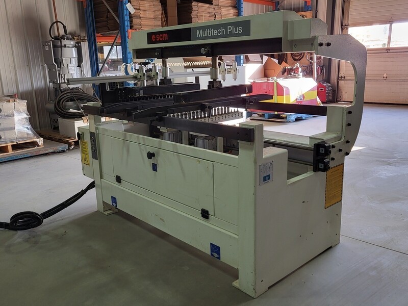 63 Spindle SCM #Multitech-Plus, Boring Machine, 3-Head, 90 mm Stroke ...