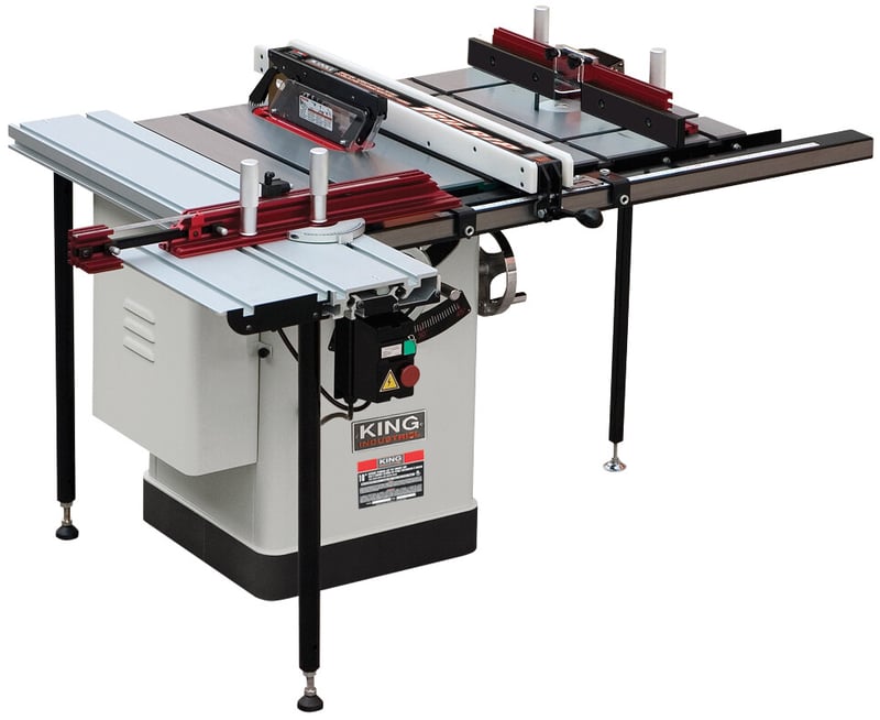 King Canada #KC-26FXT/I30/Deluxe, Cabinet Saw w/Rip Fence/Router Table ...