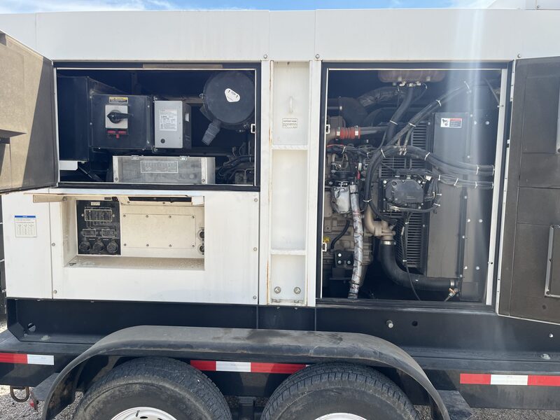 120 KW Multiquip #DCA-150SSJU4F, portable diesel generator set, multi ...