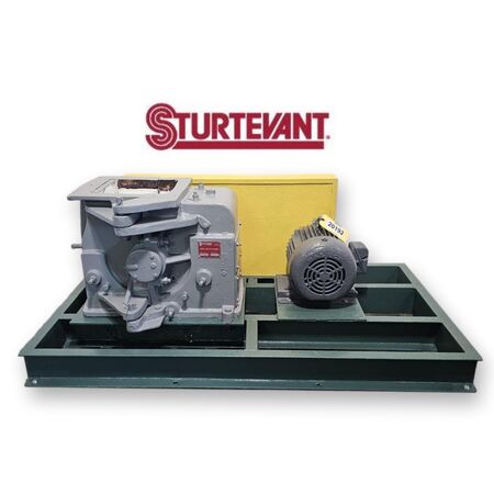 Sturtevant Mill Co., 16" diameter x 10" hinged hammer pulverizer for ...