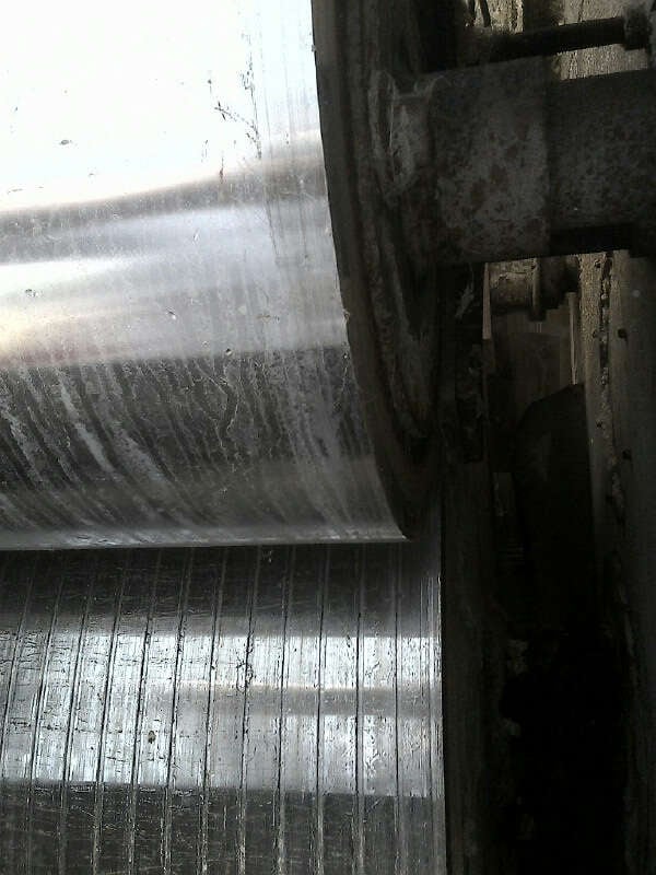 48" x 48" Buflovak, drum flaker, 316 Stainless Steel, 50 SF, vapor-tite ...