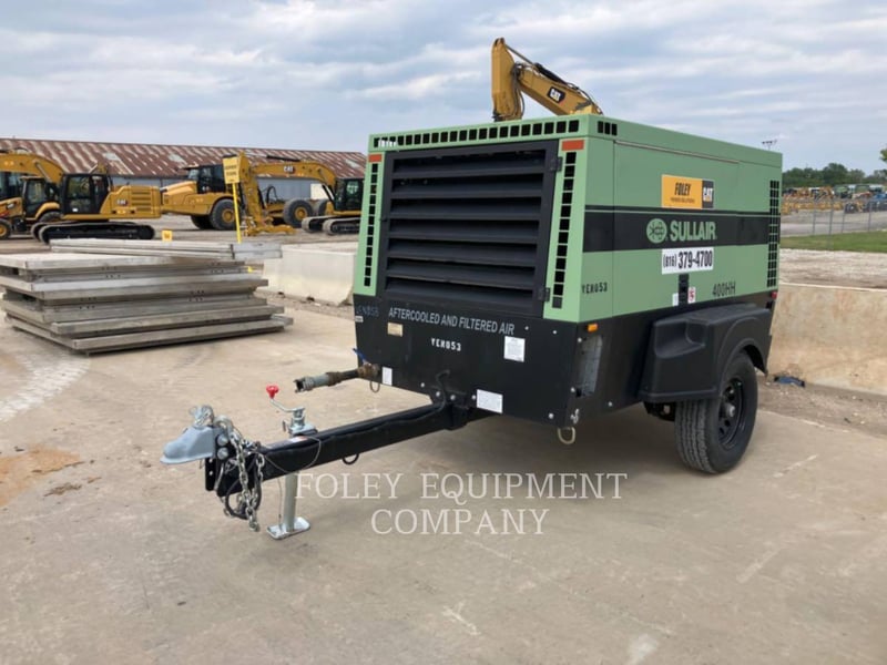 400 cfm, 200 psi, Sullair #400HHAF, screw air compressor, Cerpillar C4 ...