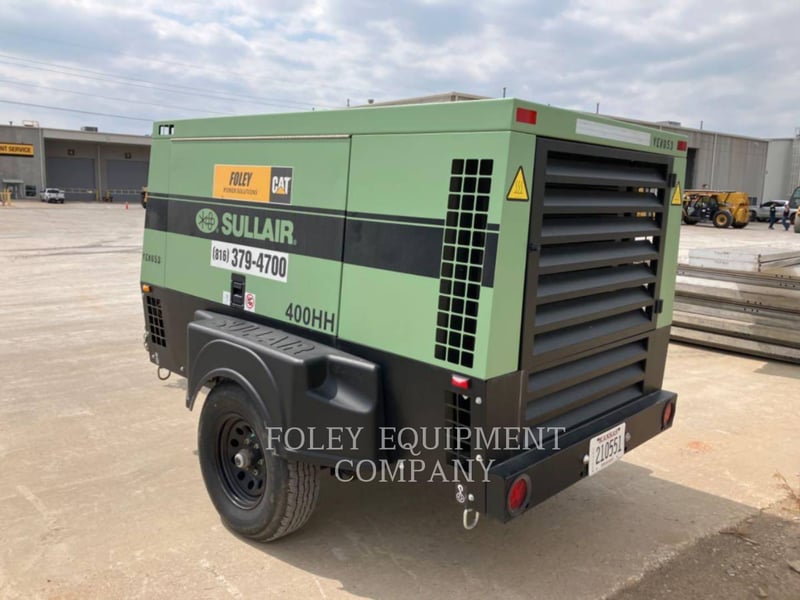400 cfm, 200 psi, Sullair #400HHAF, screw air compressor, Cerpillar C4 ...