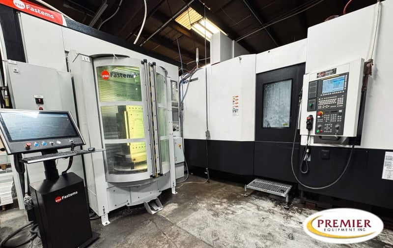 Hyundai Wia #HS-5000i, CNC horizontal machining center w/Fastems FPC ...