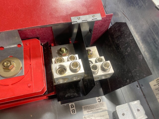 1200 Amp. Square D, MA36600, I-Line Panelboard, 277/480Y Volts 3 phase ...