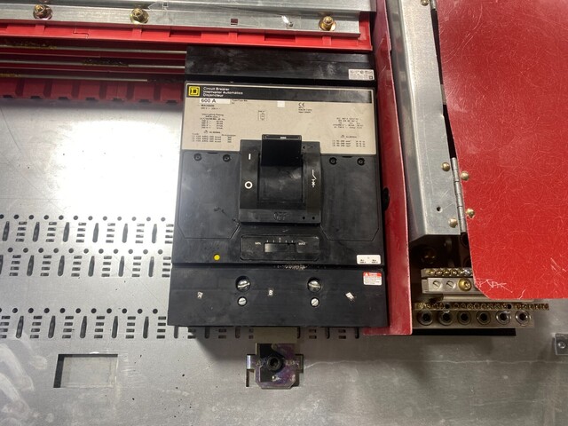 1200 Amp. Square D, MA36600, I-Line Panelboard, 277/480Y Volts 3 phase ...