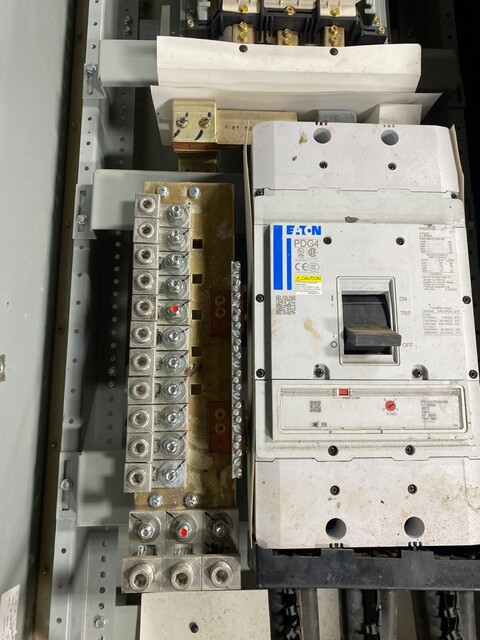 800 Amp. Eaton, PRL4, PDG43G0800FNNN, panelboard, 3R enclosure, 277/480 ...