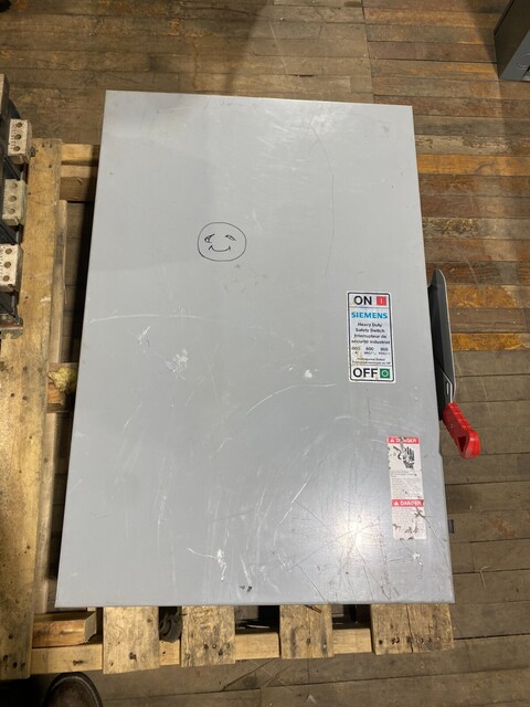 400 Amp. Siemens #HNF366RA, safety disconnect switch, 600 Volts, 3-pole ...