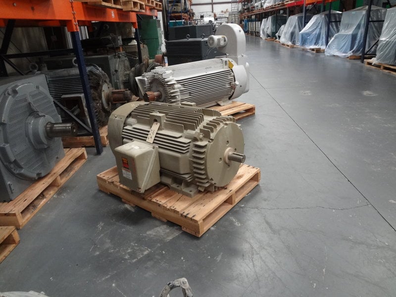 150 HP 1785 RPM U.S. Motors / GE, Frame 449T/TS, TEFC, BB, 2300/4000 ...