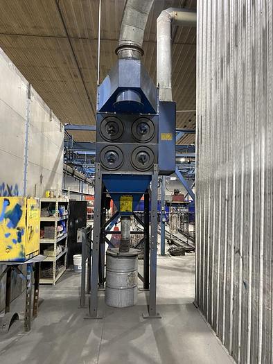 Pangborn, 8 wheel monorail system, 10 HP wheels, dust collection system ...