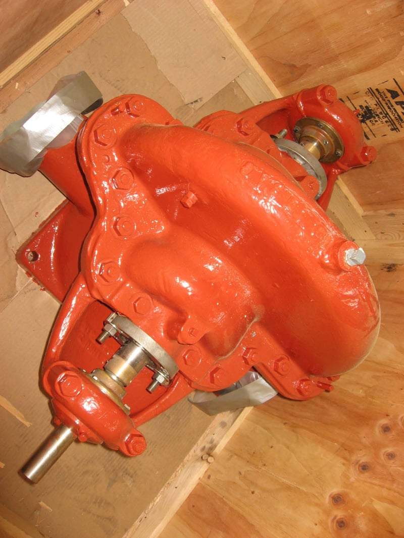 500 GPM, Fairbanks-Morse #4", centrifugal pump, split case horizontal ...