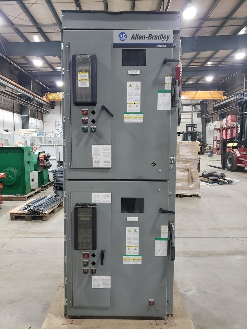 Allen-Bradley, 5000 Volts, 3000 Amps., 3-phase, medium voltage MCC ...
