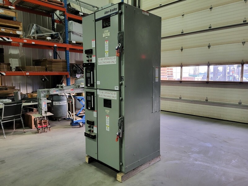 Allen-Bradley, 5000 Volts, 1200 Amps., 3-phase, medium voltage MCC ...