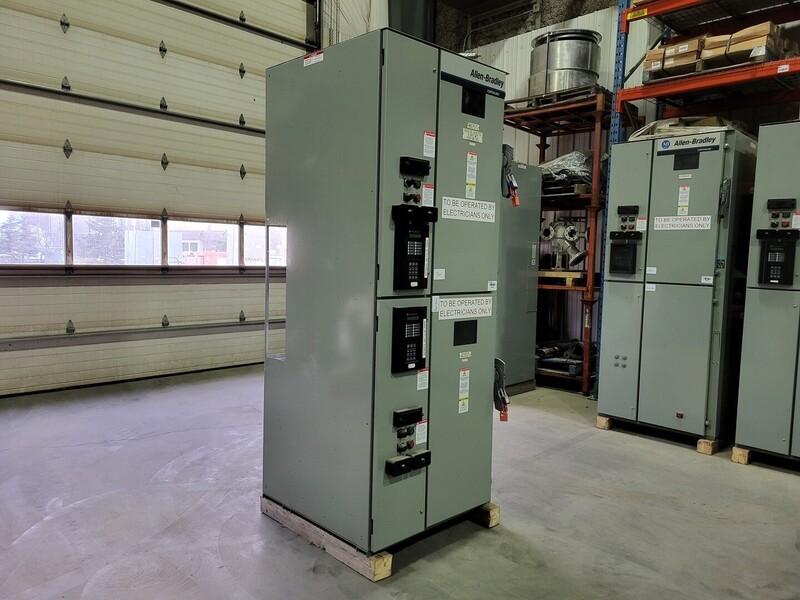 Allen-Bradley, 5000 Volts, 1200 Amps., 3-phase, medium voltage MCC ...