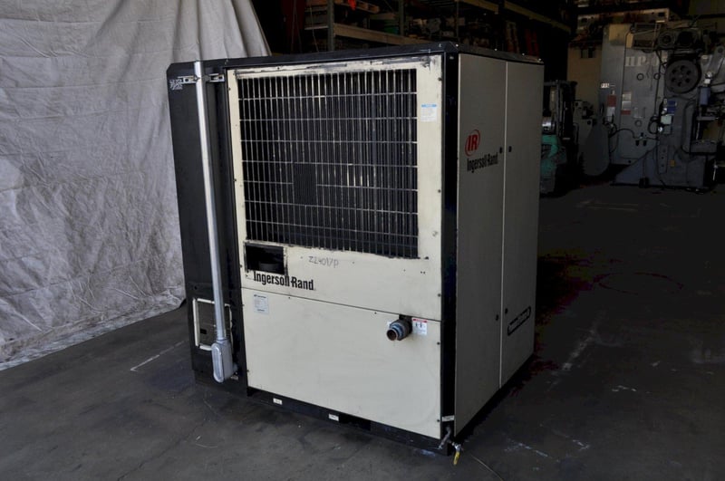 100 HP Ingersoll-Rand #IRN100H-CC, rotary screw air compressor, 145 ...