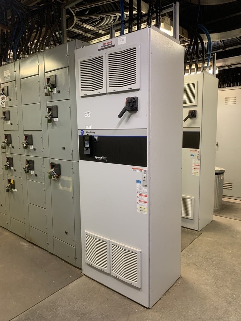 125 HP Allen-Bradley, 21F1AAE125AA0BT6, PowerFlex Variable Frequency ...
