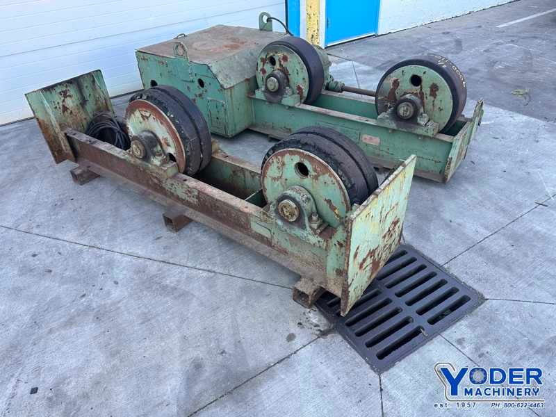 30 Ton, Pandjiris, tank turning rolls, 60000 lb., rubber wheels ...