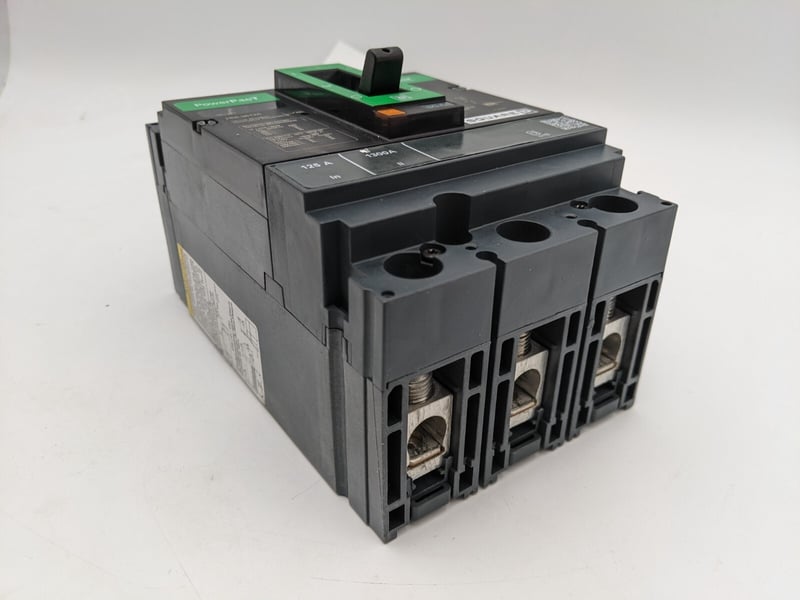 125 Amps, Square D, HDL36125, Feed-Thru Circuit Breaker, 3 Pole, 3 phase, 600 Volts for Sale ...