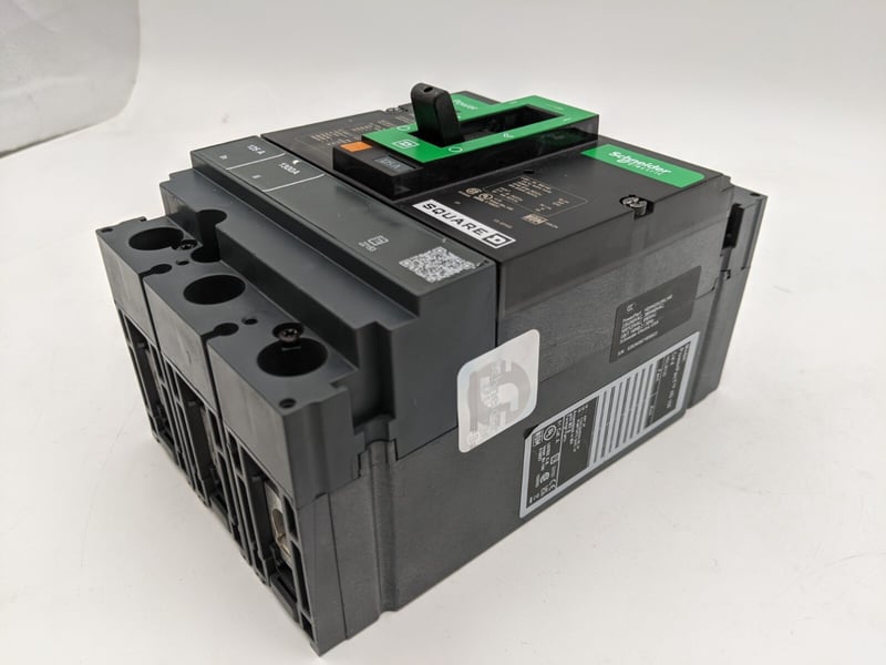125 Amps, Square D, HDL36125, Feed-Thru Circuit Breaker, 3 Pole, 3 phase, 600 Volts for Sale ...
