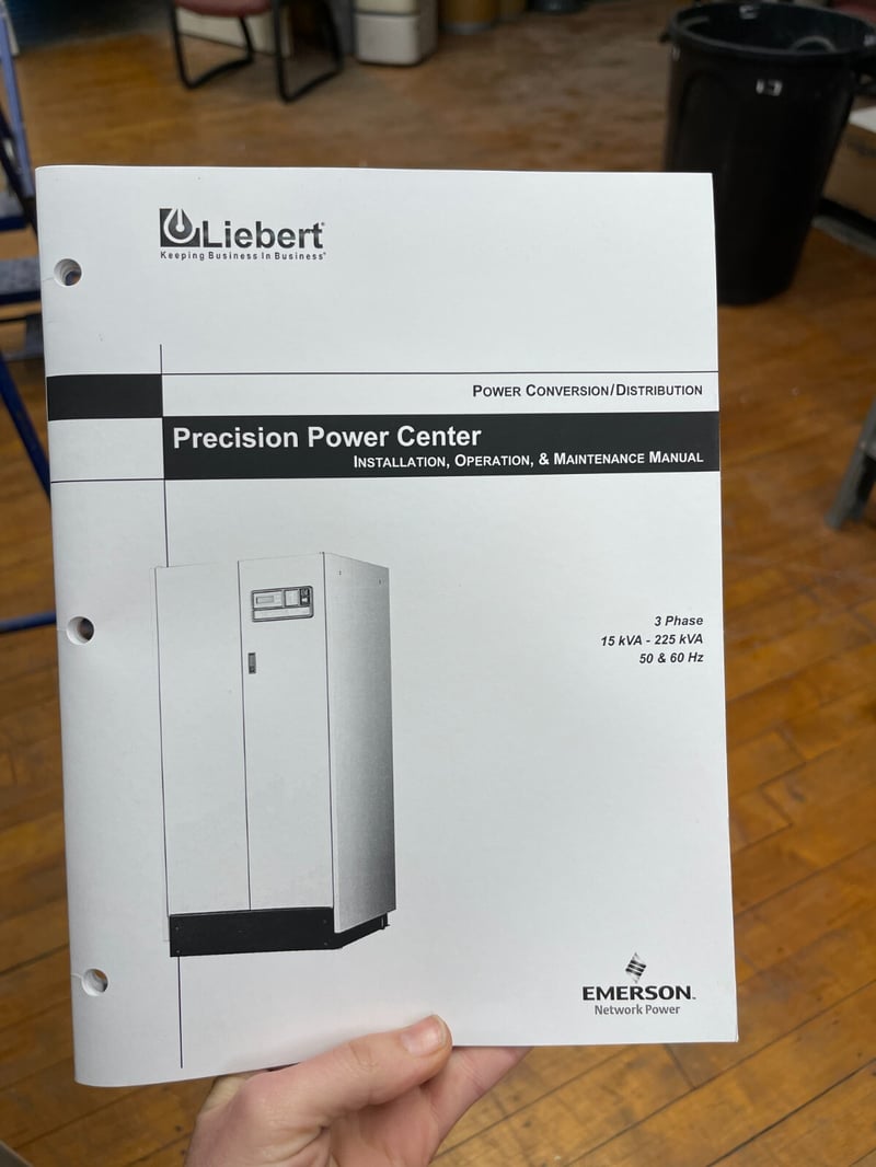 100 KVA Liebert, EXC30031, PDU Power Distribution Expansion Unit, 208/ ...