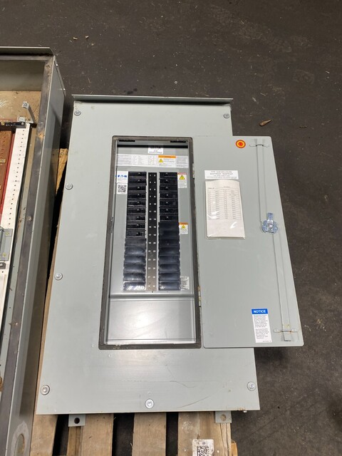 100 Amp. Eaton, PRL1X, Pow-R-Line Xpert Panelboard, 120/240 V, 1 phase ...