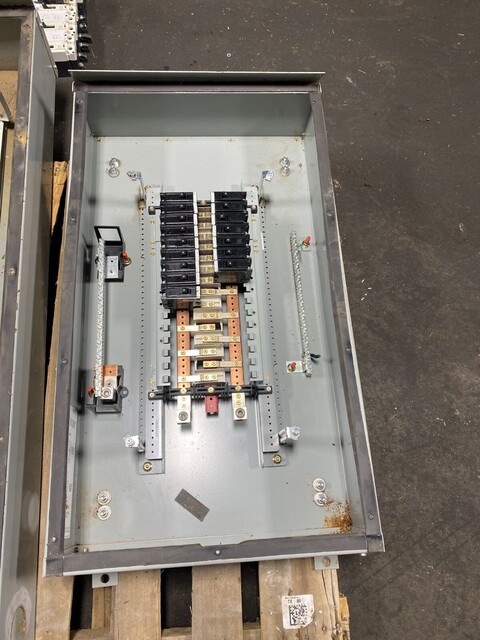 100 Amp. Eaton, PRL1X, Pow-R-Line Xpert Panelboard, 120/240 V, 1 phase ...