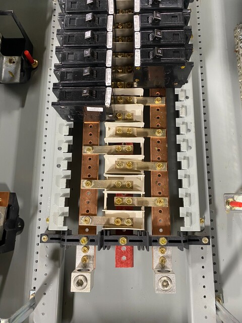 100 Amp. Eaton, PRL1X, Pow-R-Line Xpert Panelboard, 120/240 V, 1 phase ...