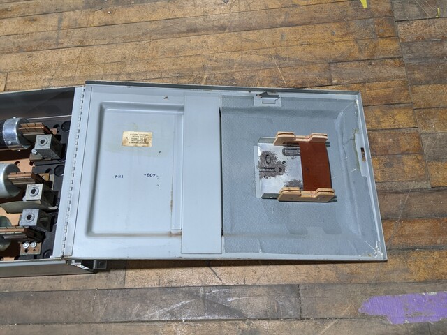 400 Amp. General Electric, DD3S5365, Panelboard Switch, Type QMR, 3 ...