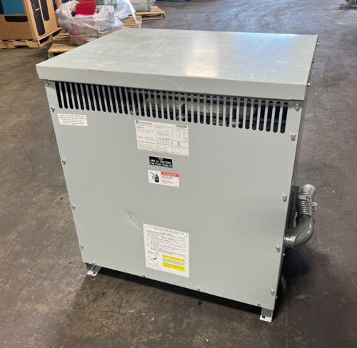75 KVA 480 Primary, 208/120 Secondary, General Electric #9T83B3874, Dry ...