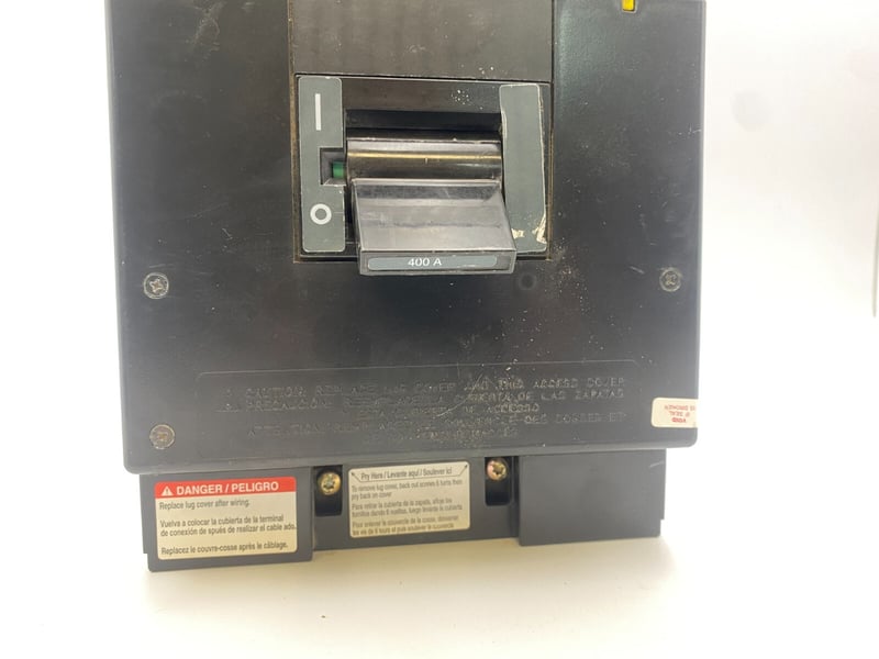 400 Amps, Square D, LCL364008041, Circuit Breaker, 3 Pole, 600 V, 3 ...