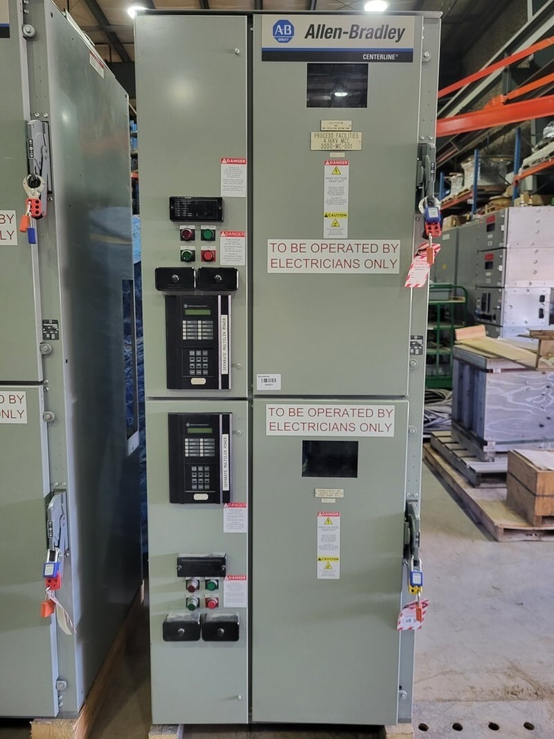 Allen-Bradley, Series L, Medium Voltage MCC Single Structure w/ Motor ...