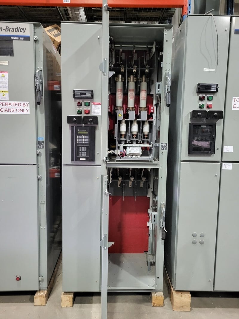Allen-Bradley, Series L, Medium Voltage MCC Single Structure w/ Motor ...
