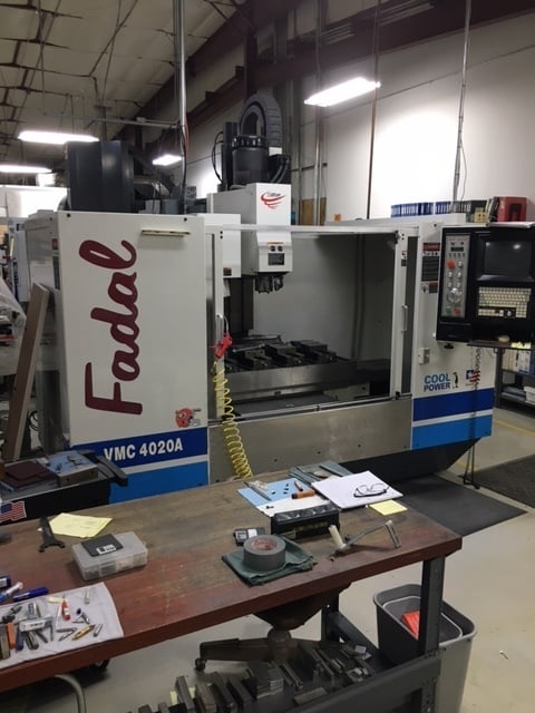 Fadal #VMC4020A, vertical machining center, 21 automatic tool changer ...