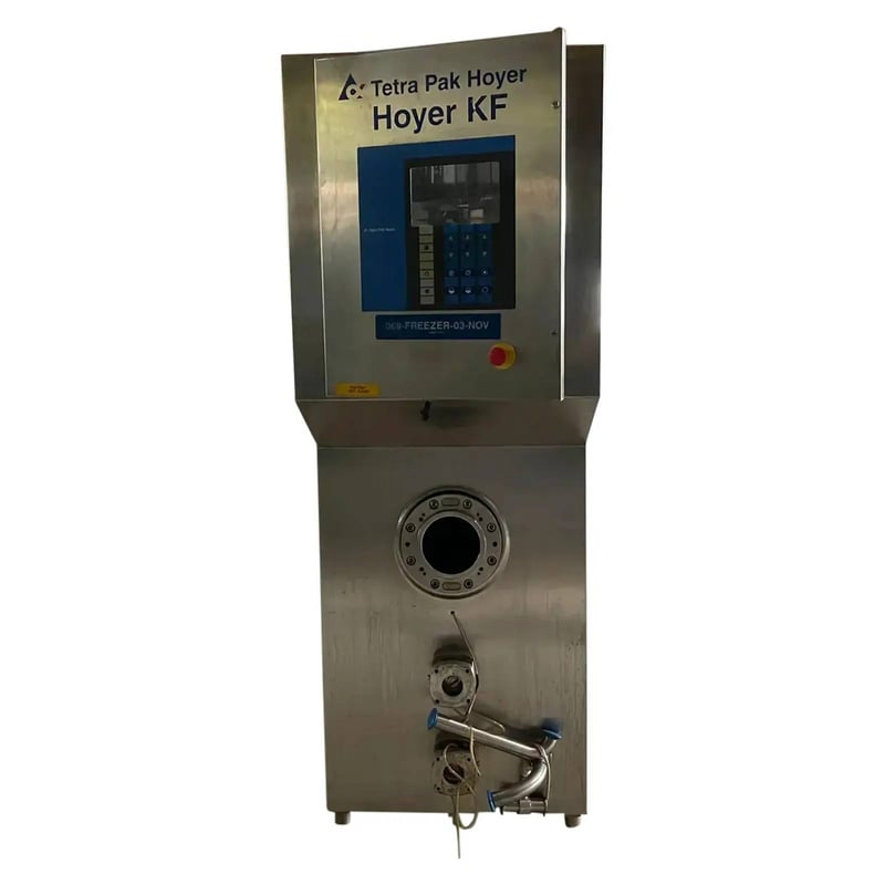 Tetra Pak Hoyer #KF-1000XC, continuous freezer, refrigeration load 9TR ...