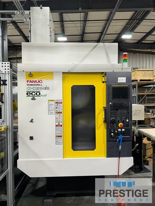Fanuc #Robodrill-a-D21MiB-Eco-Plus+, 5-Axis automated machining cell ...